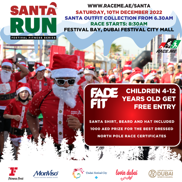Kids in Free at the Santa Run – Fade Fit