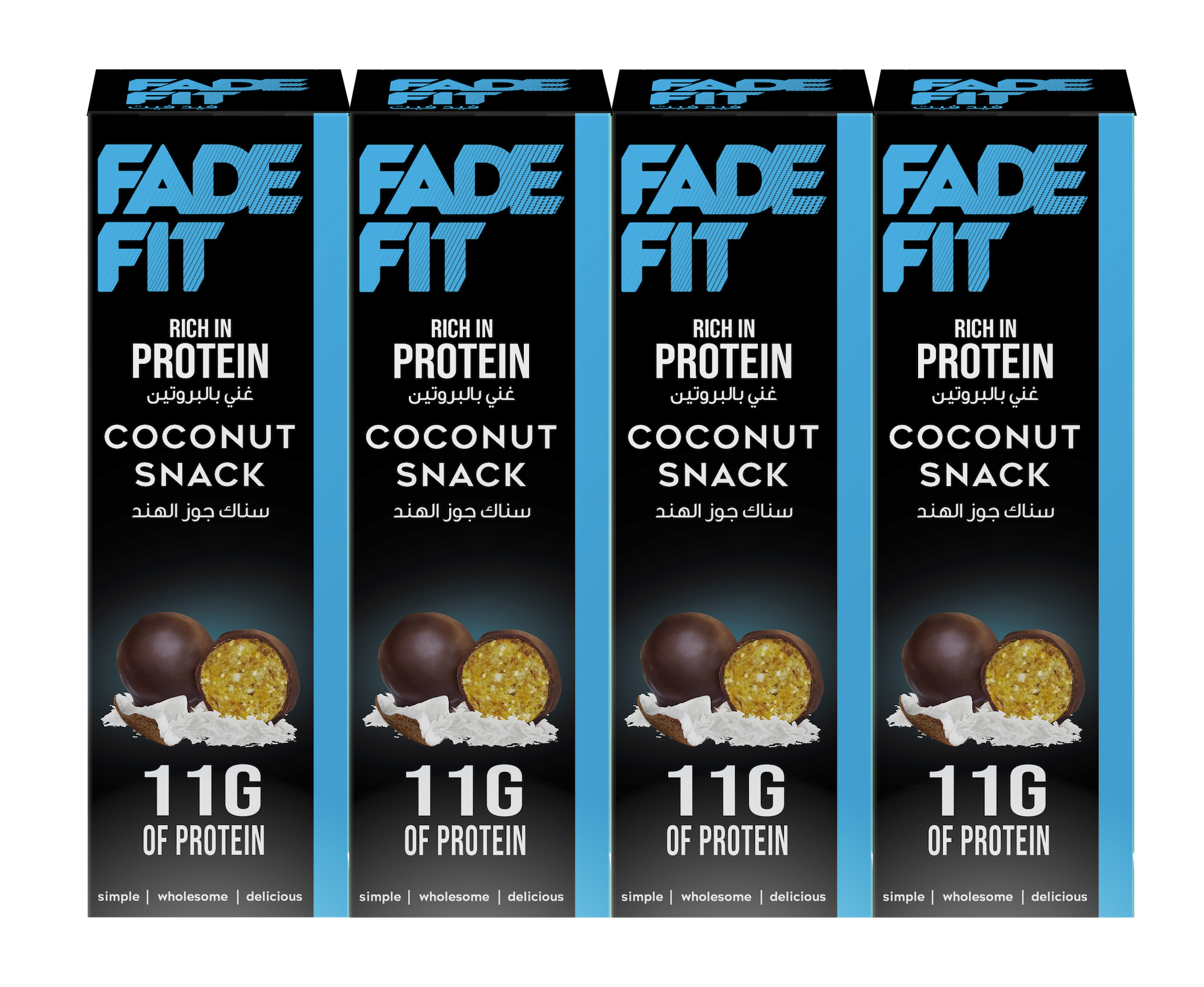 Fade Fit Coconut Protein Snacks 60g