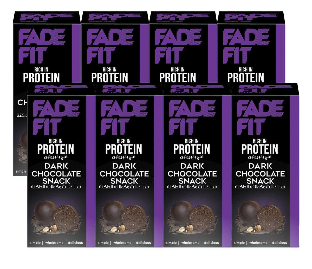 Fade Fit Dark Chocolate Protein Snacks 30g