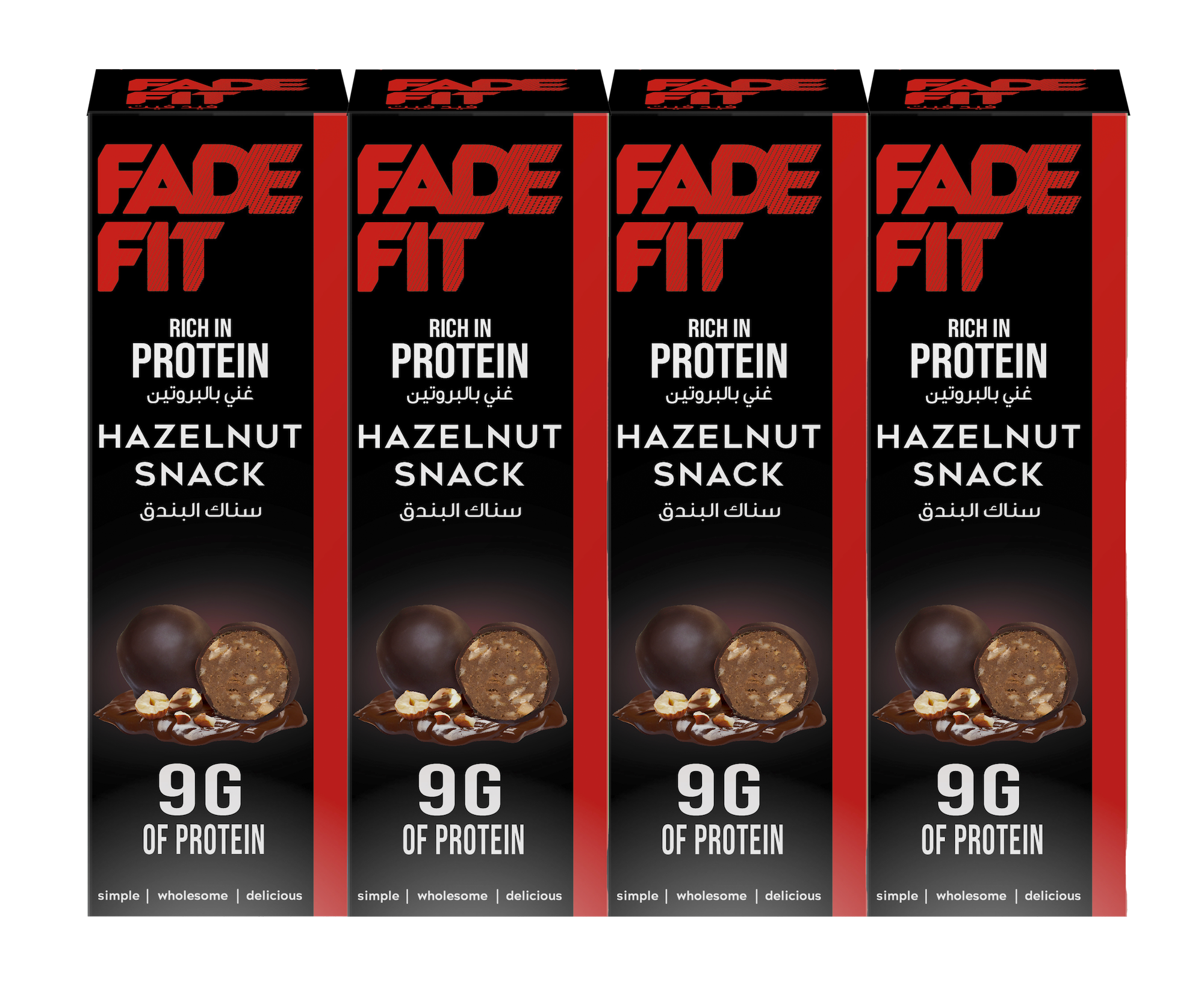Fade Fit Hazelnut Protein Snacks 60g